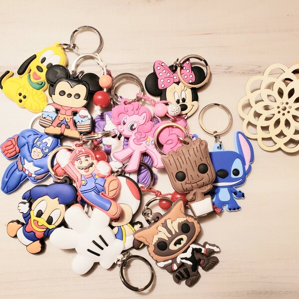 Character Keychain - Etsy