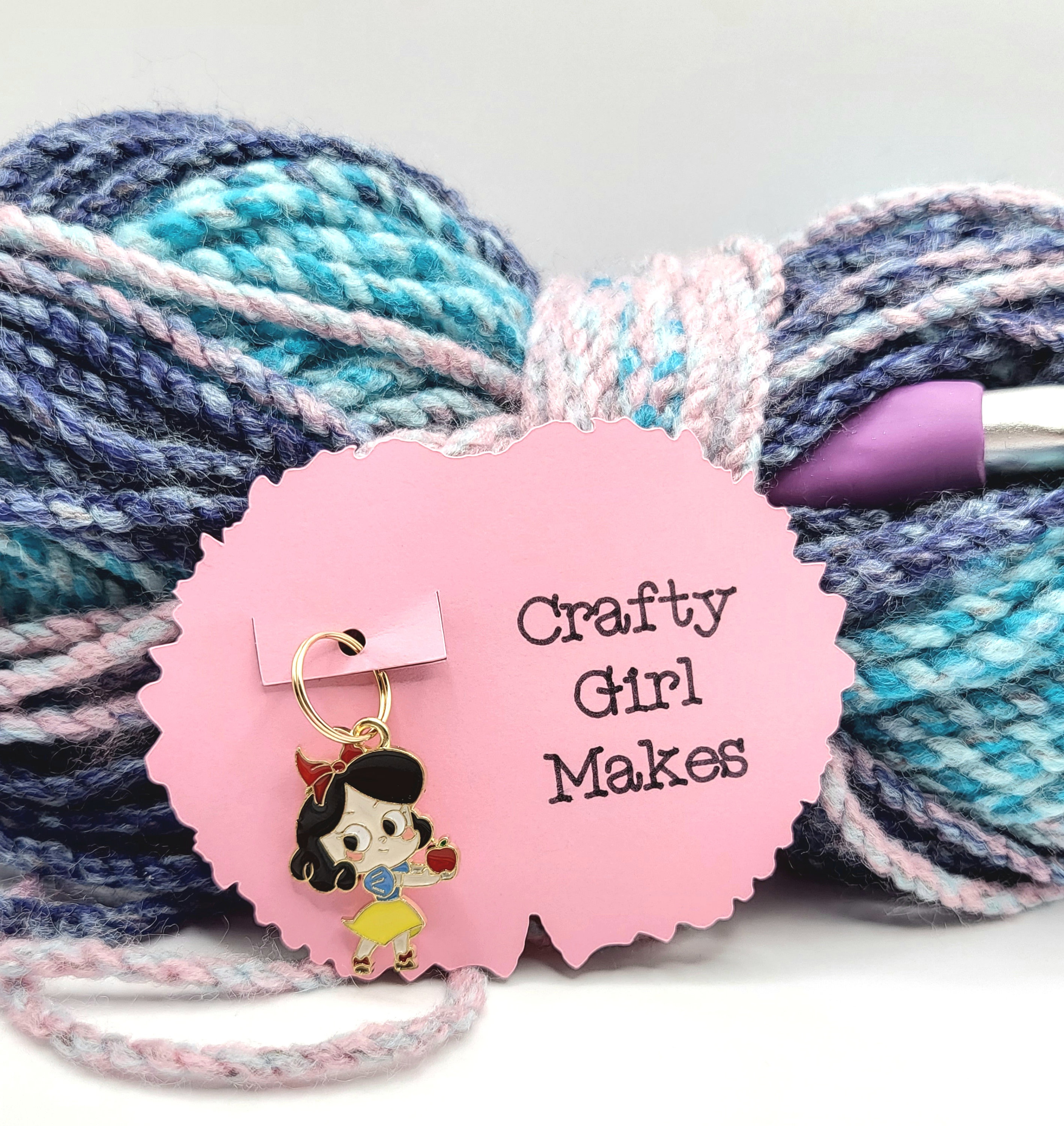 Young Disney Princesses Stitch Marker Keychain Charm - Etsy