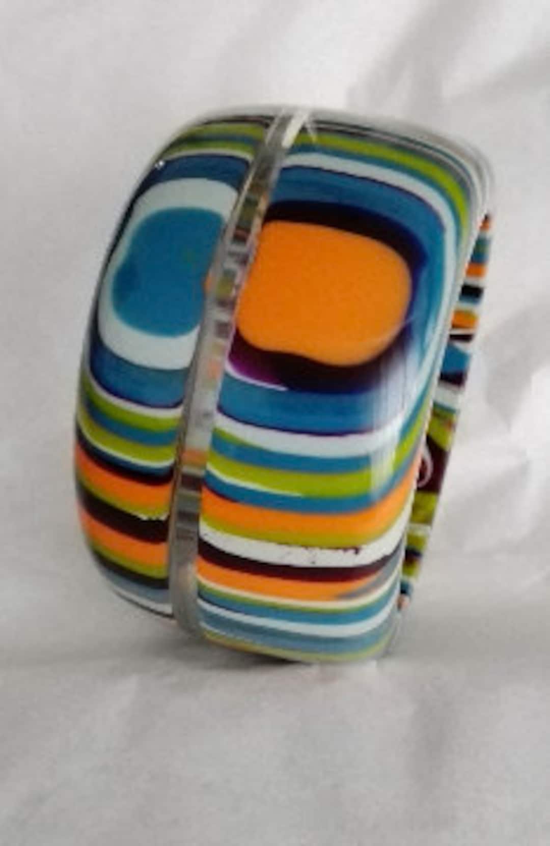 Large, Colorful Bangle From sobral Paris - Etsy