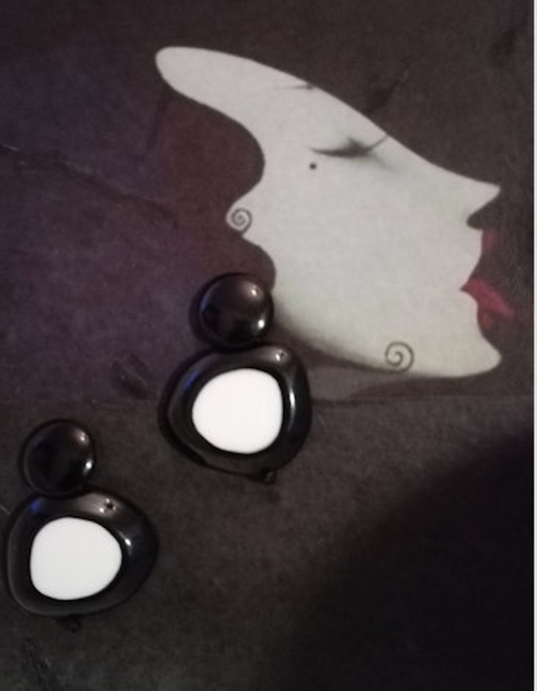 Compact Chunky Plastic Ear Clips - Etsy