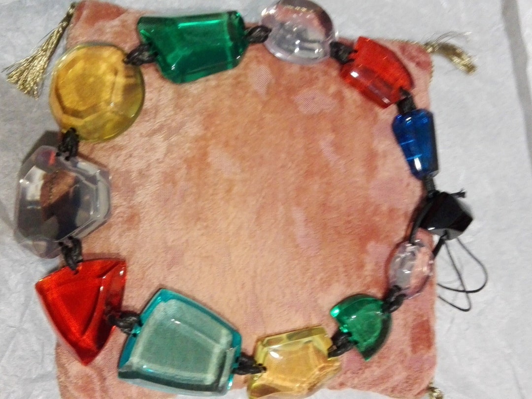 Bcandy Necklace Plastic Elements Different Colors and Shapes by Gerda ...