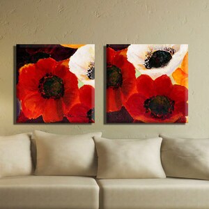 Flower Painting, Set of Paintings, Colorful Painting, Paintings on ...