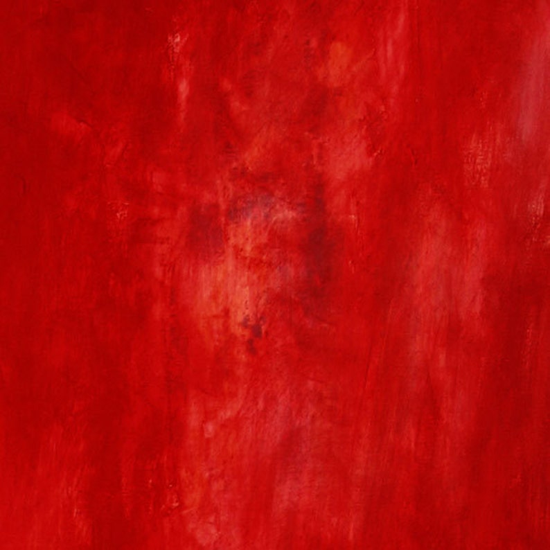 Red Abstract Painting, Large Living Room Painting on Canvas, Original ...