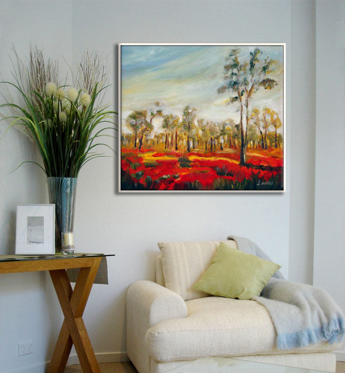 Landscape Painting, Large Canvas Art, Large Wall Art, Contemporary Art ...