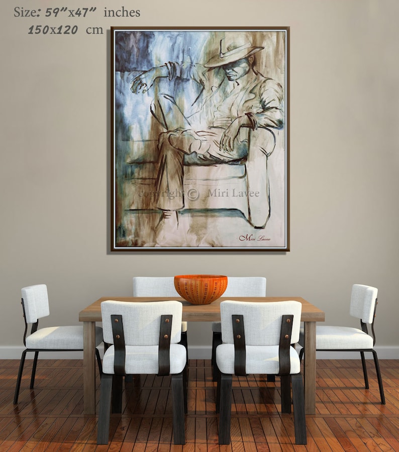 Large Wall Art Figure Art for Men Extra Large Wall Art | Etsy