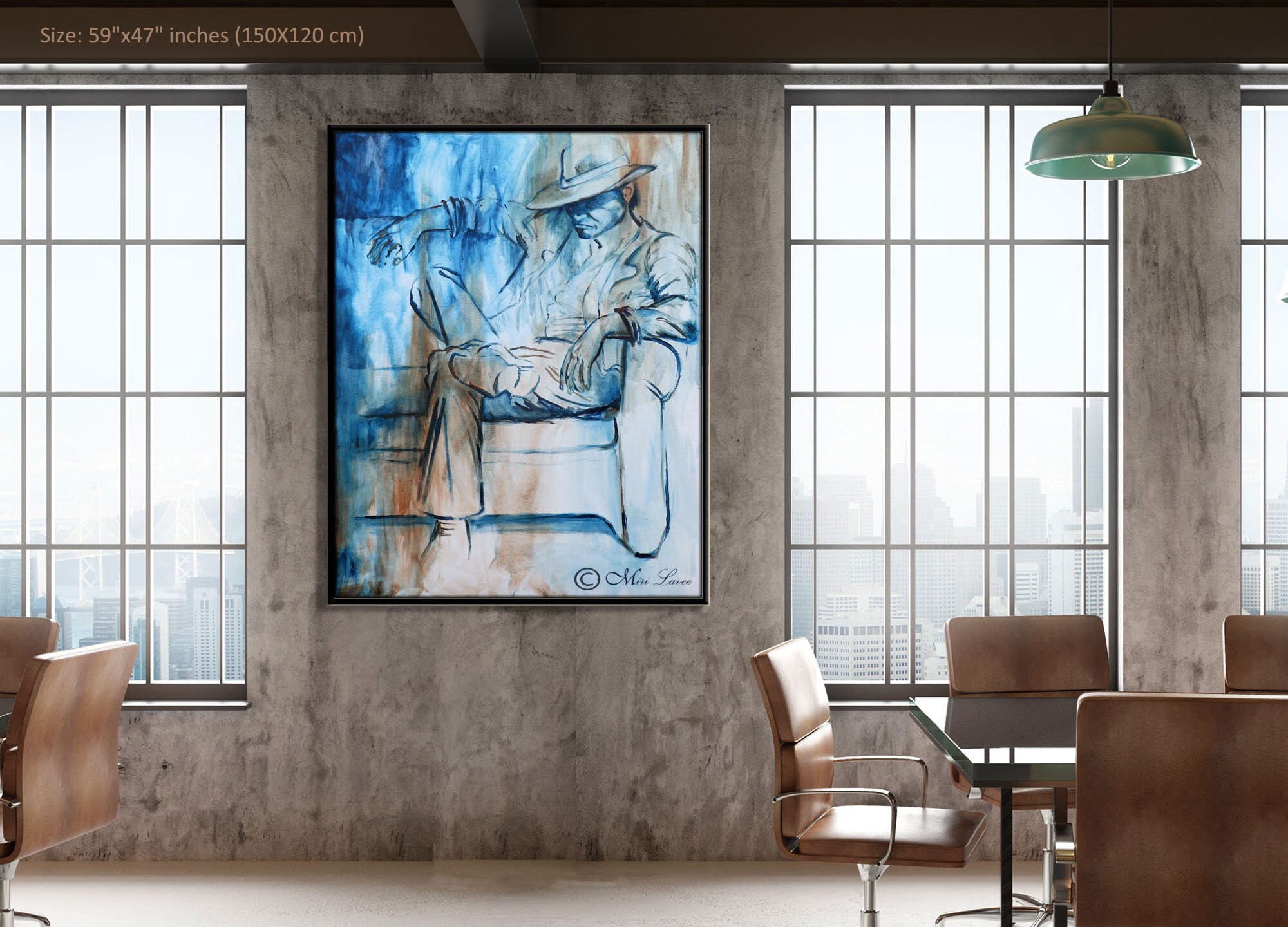 Large Wall Art, Masculine Art for Men, Bar Wall Decor, Pub Decor, Cigar ...