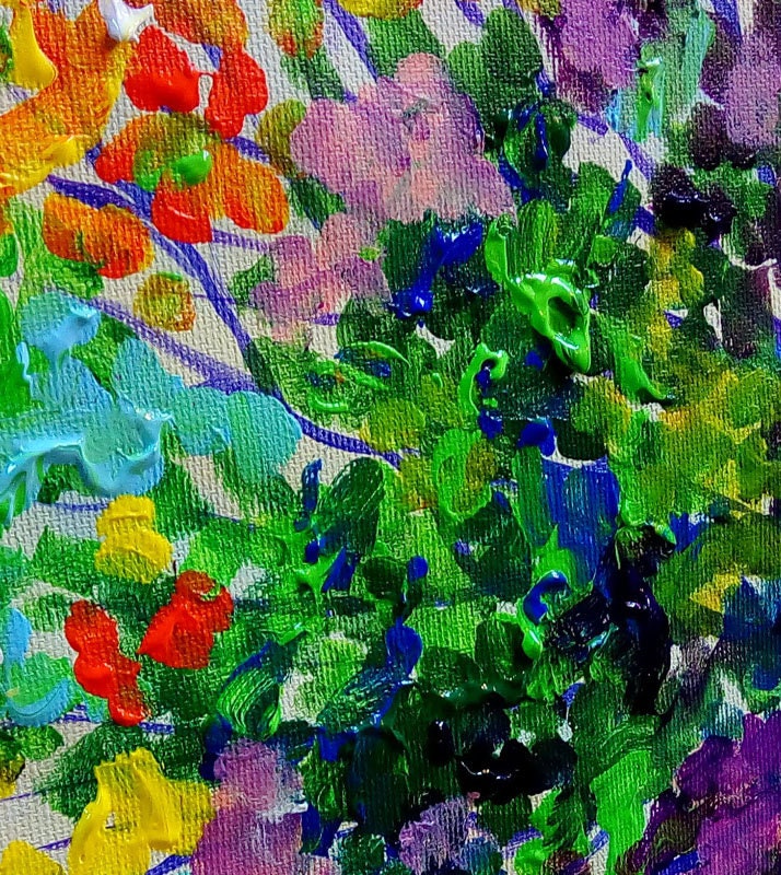 Extra Large Colorful Tree Painting, Living Room Art Painting, Landscape ...