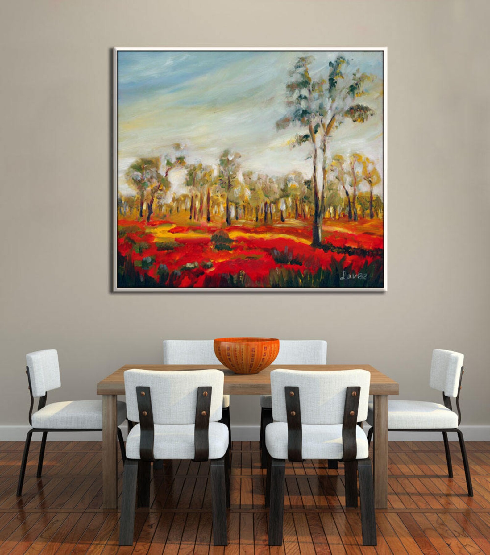 Landscape Painting, Large Canvas Art, Large Wall Art, Contemporary Art ...