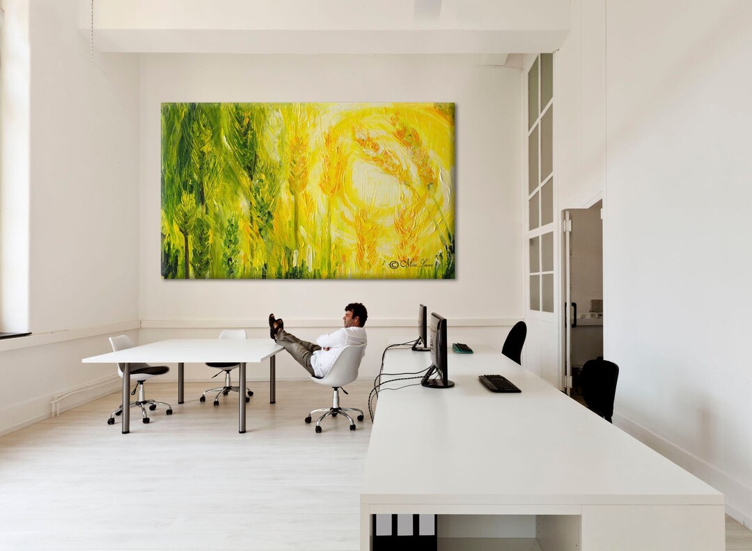 Extra Large Wall Art for Office, Landscape Canvas Art, Oversized Nature ...
