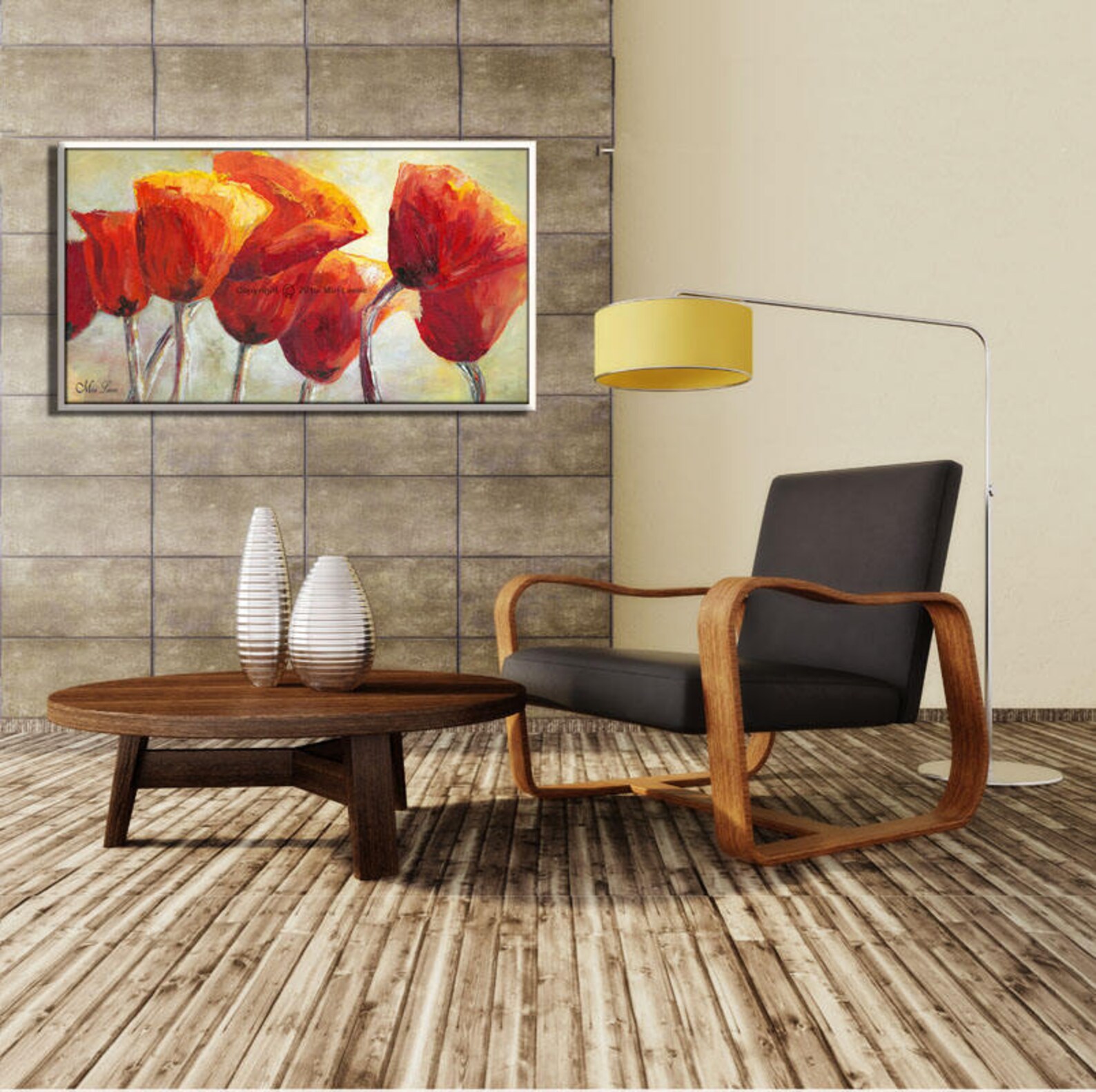 Oil Painting Painting Canvas Red Wall Art Office Art Large - Etsy Israel