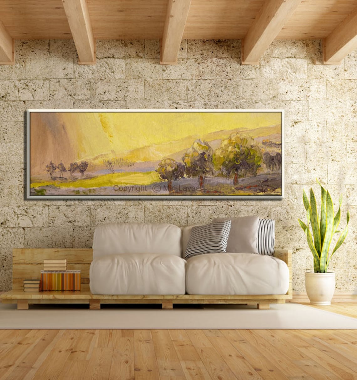 Landscape Painting Large Horizontal Wall Art Oil Painting | Etsy