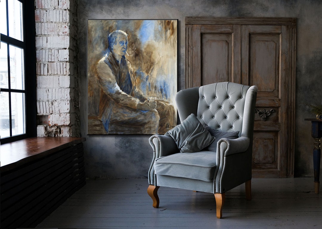 Large Wall Art, Man Cave Decor, Masculine Bar Wall Decor, Pub Decor ...