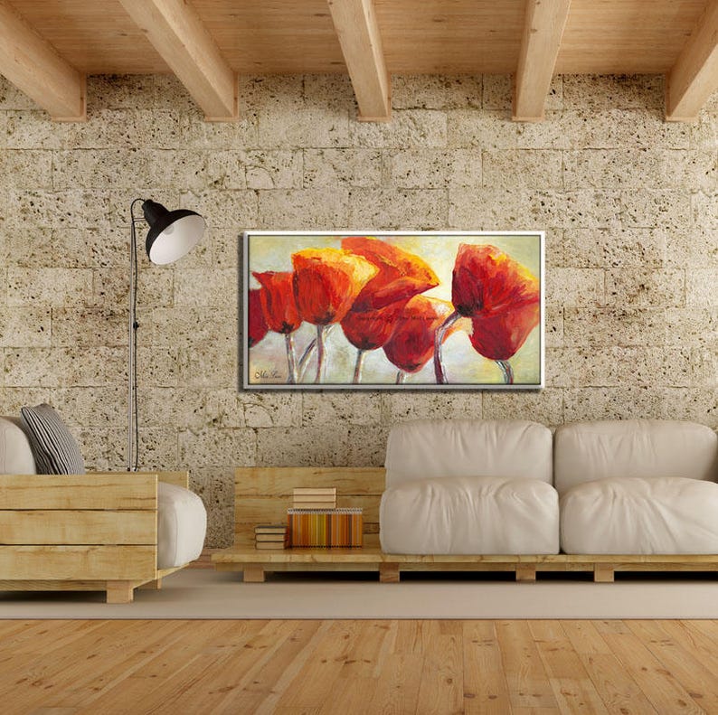 Extra Large Wall Art Extra Large Painting Red Painting - Etsy