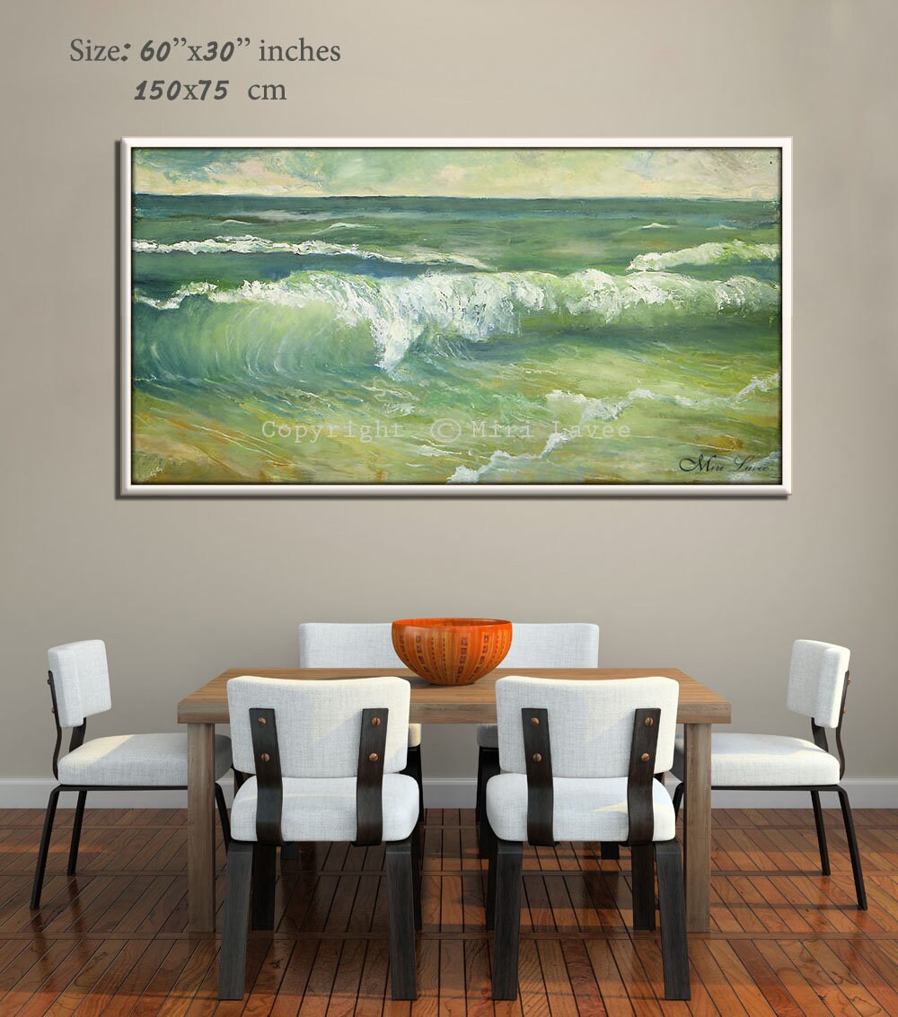 Wave Painting Sea Painting Seascape Painting Big Painting | Etsy