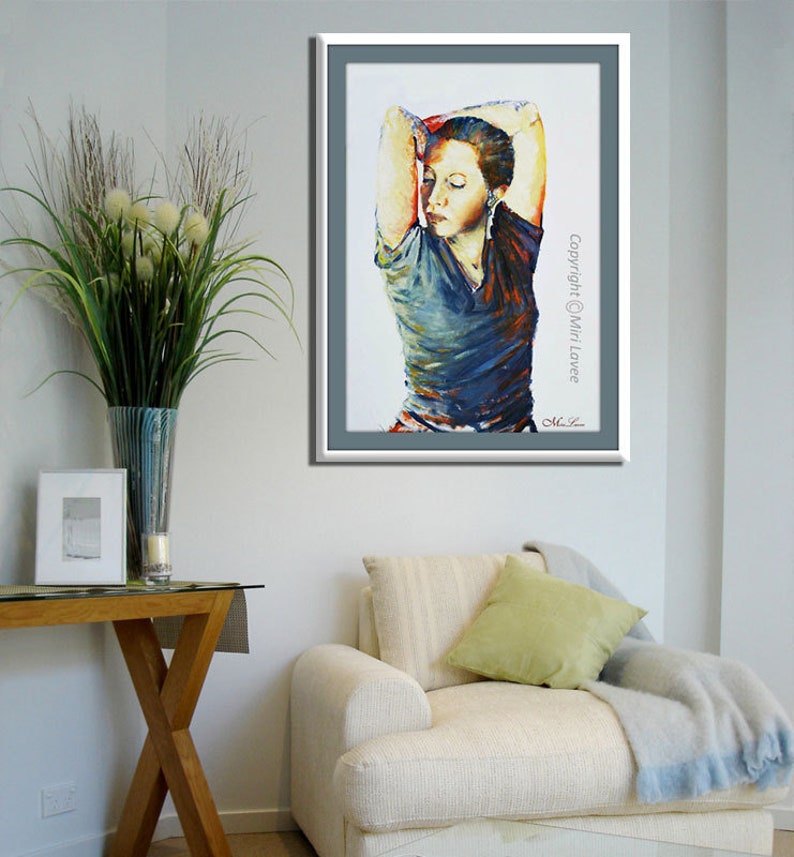 Woman Wall Art Woman Art Wall Art Canvas Figure Art - Etsy