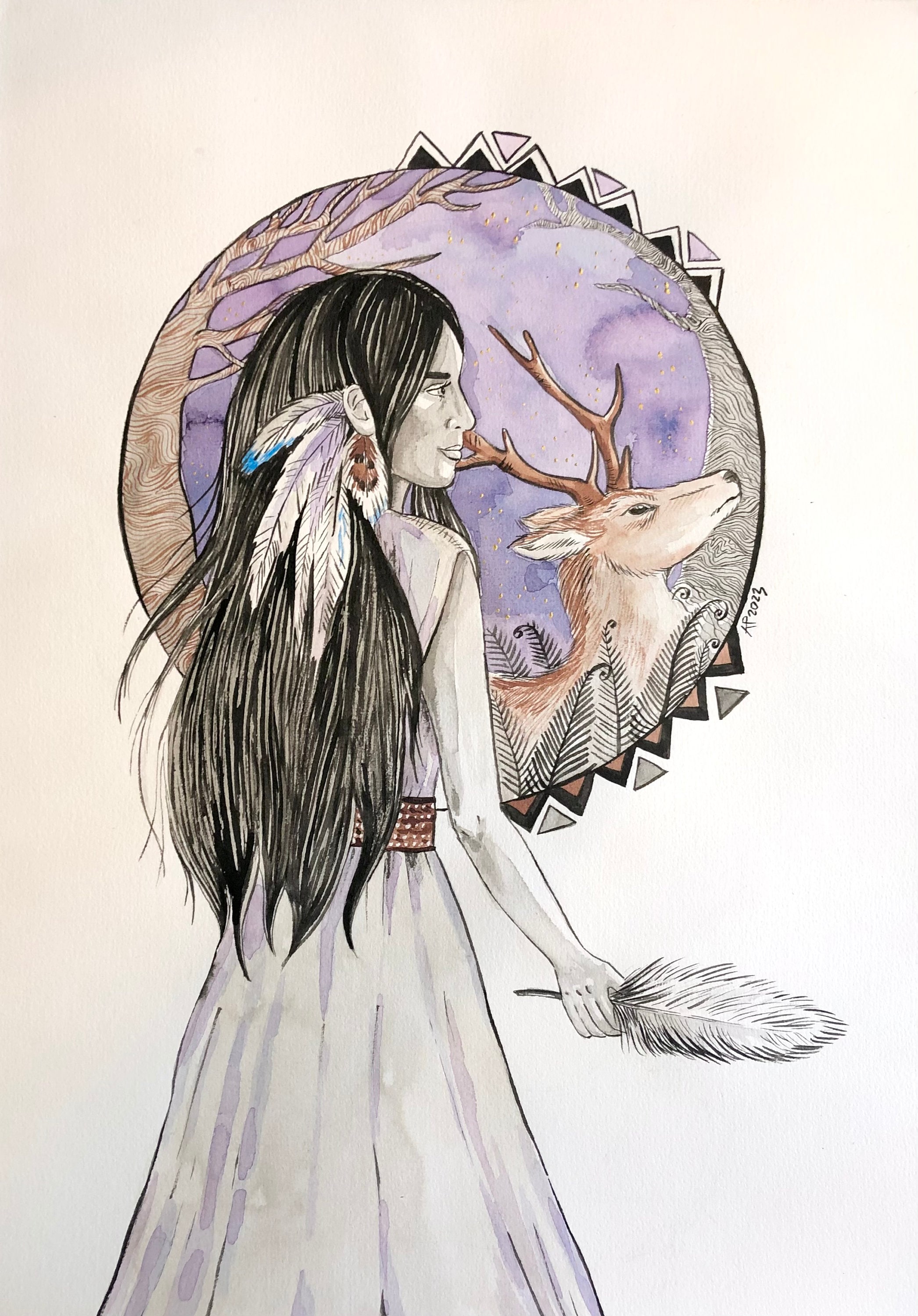 Native American Art Indigenous People First Nations Cherokee Lakota ...