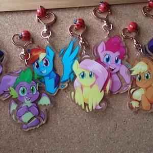 My Little Pony Keychains - Etsy