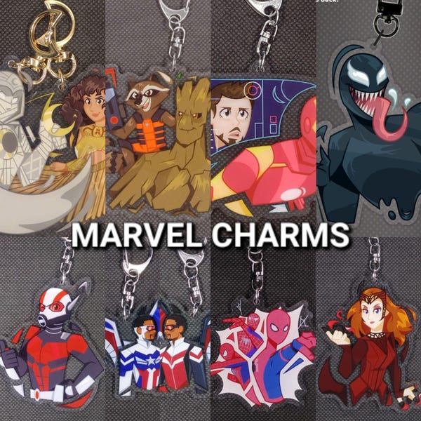 Marvels Charms - Etsy