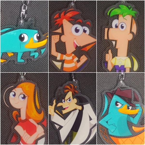 Phineas and Ferb Decals - Etsy