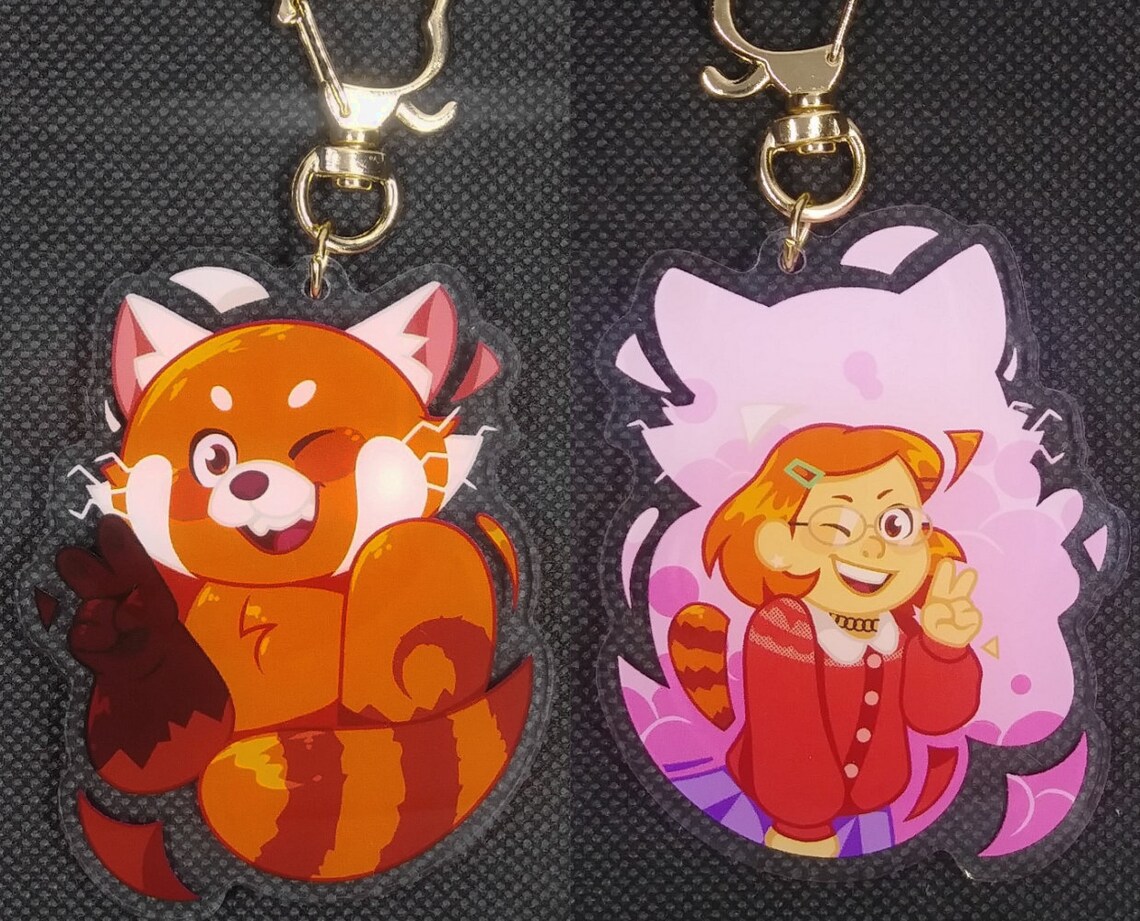 PREORDER Turning Red Keychain | Etsy Australia