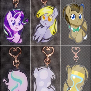 My Little Pony Keychains - Etsy