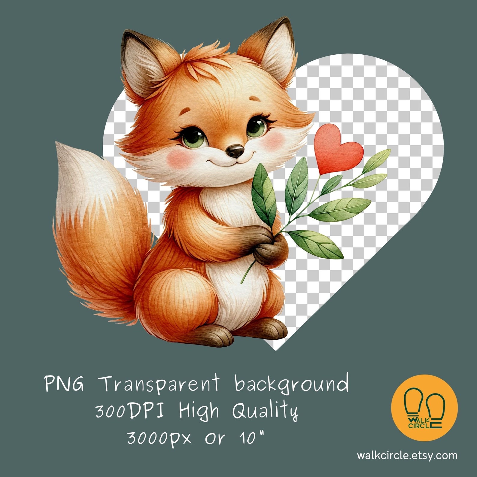 Animal Love Theme Watercolor Clipart, 24 PNG Animal Watercolor Clipart ...