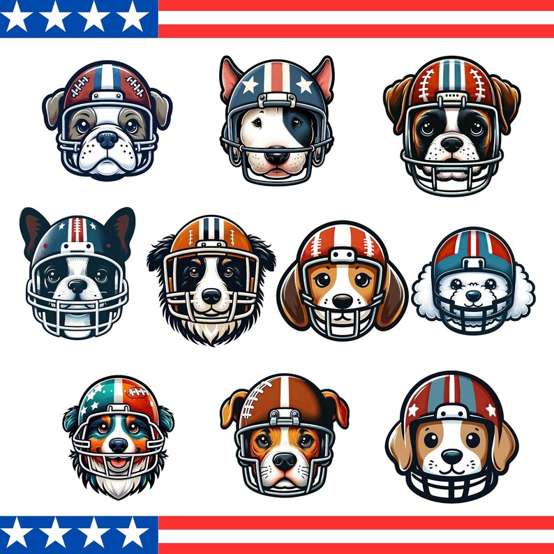 Dogs Wearing American Football Helmets, PNG Clipart, Transparent ...