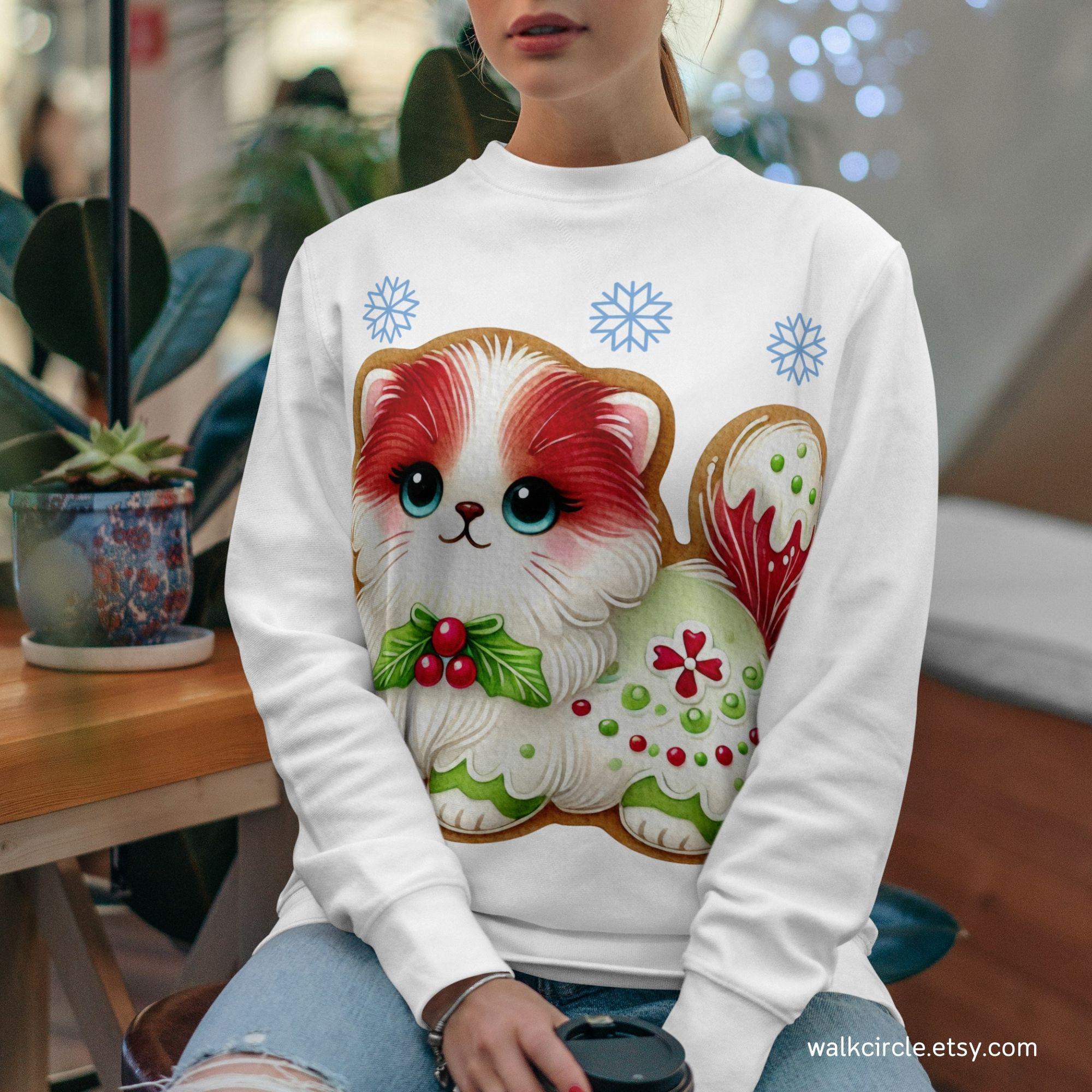 Gingerbread Pets PNG Clipart Cute Dog and Cat Christmas Cartoon PNG ...