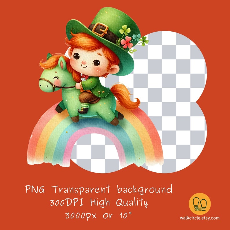 Leprechaun St.patrick Watercolor Clipart, 33 Irish Celebration PNG ...