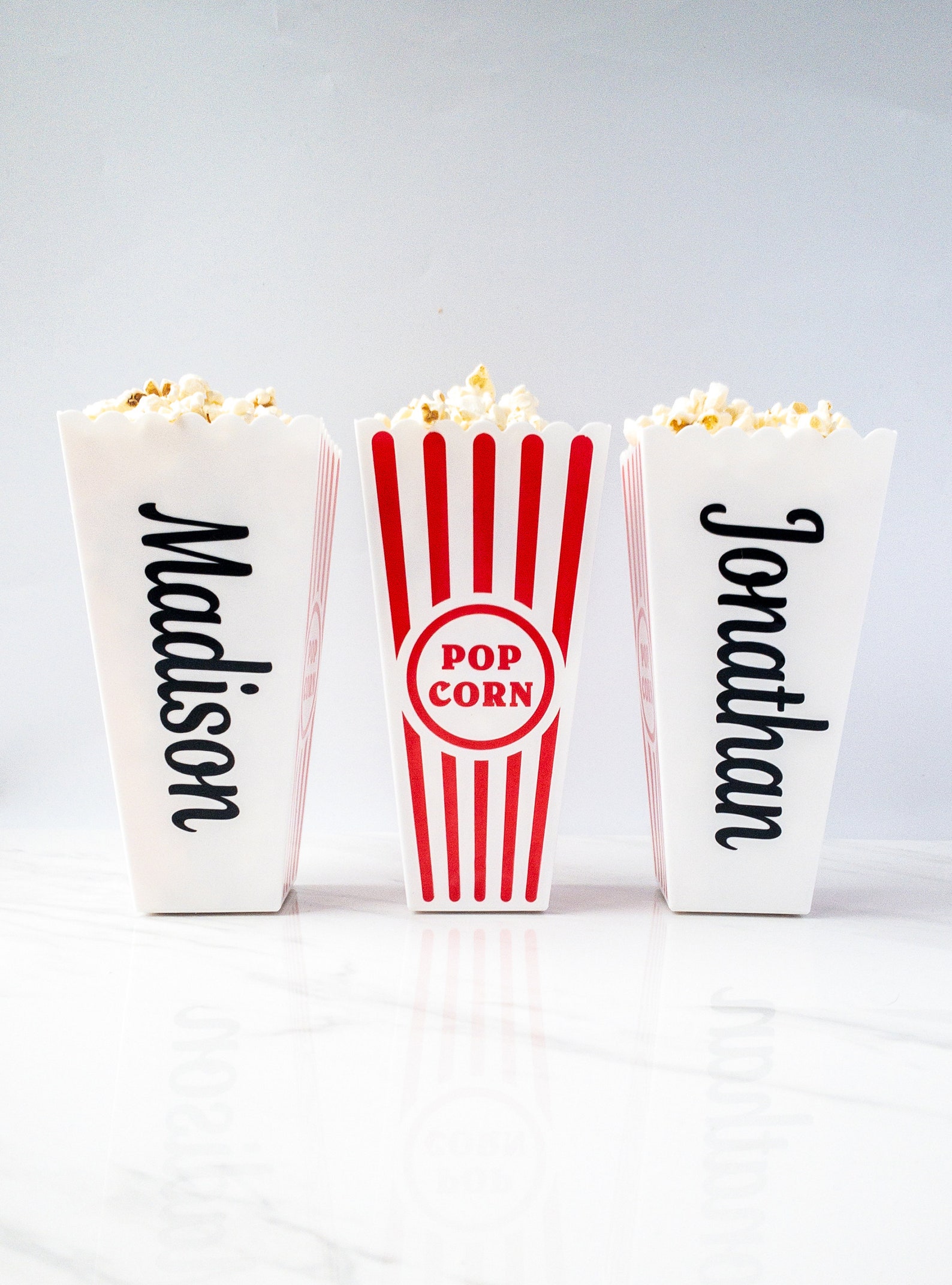 Personalized Popcorn Containers Movie Theme Party Favor | Etsy
