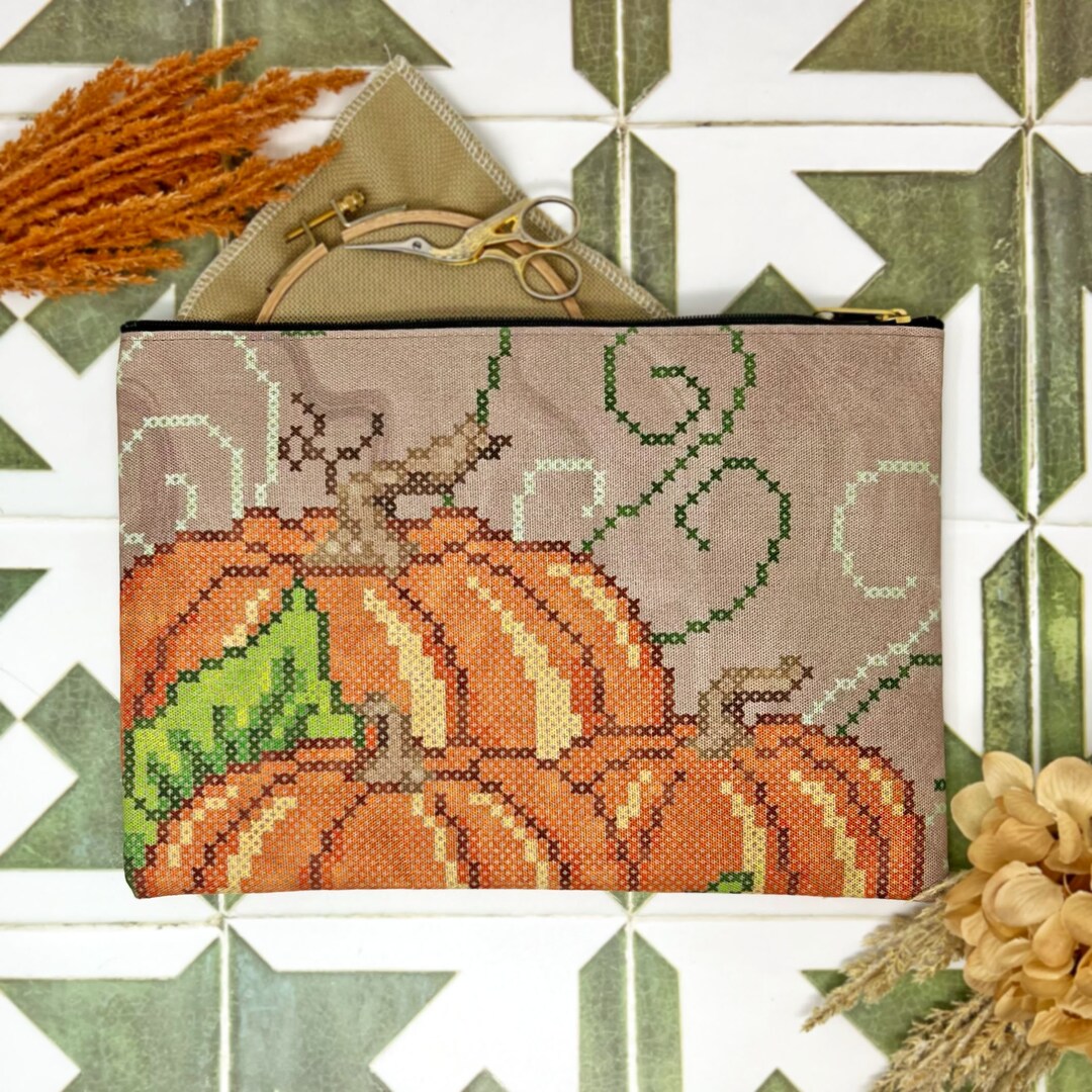 Pumpkin Patch Project Bag - Etsy