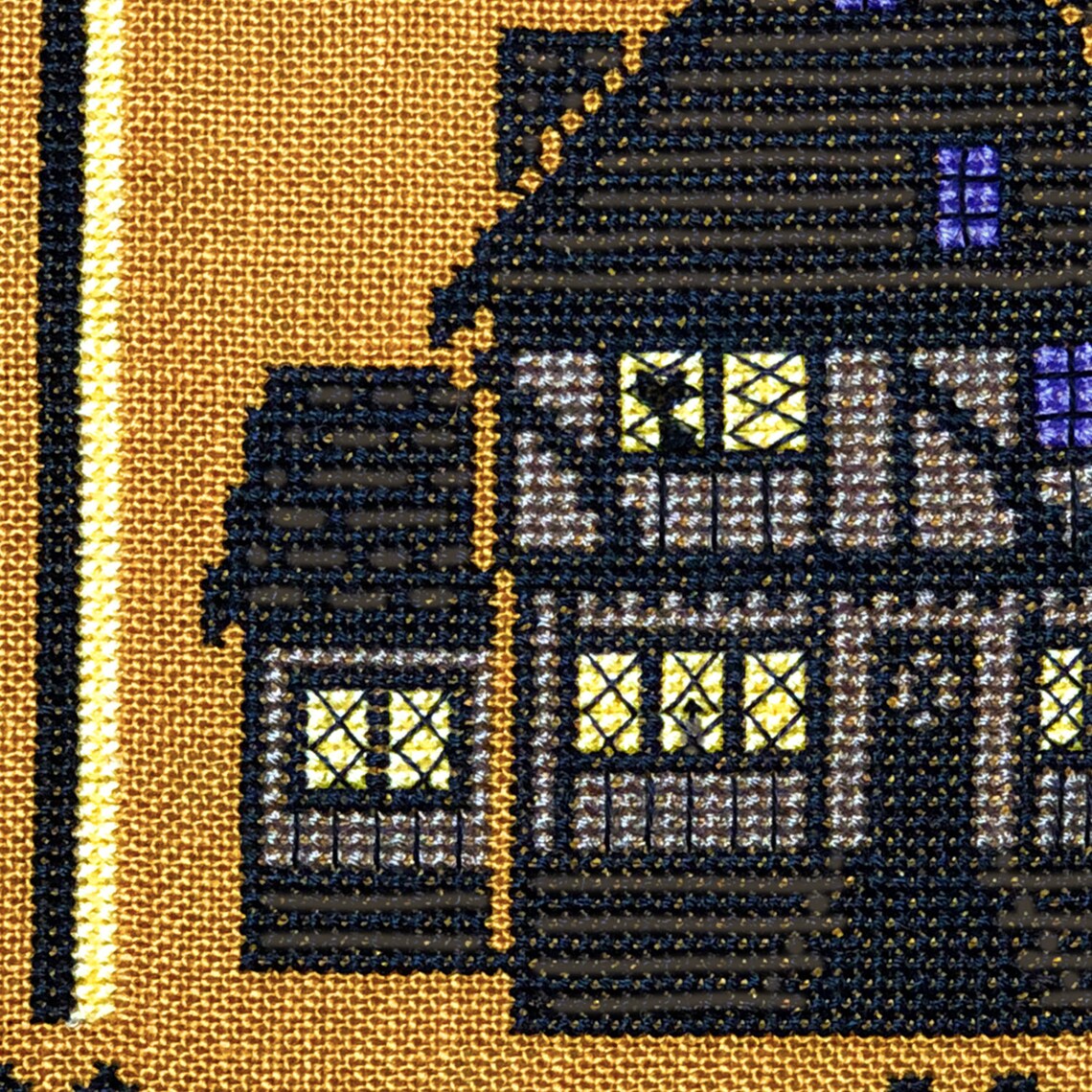 Hocus Pocus Cottage Cross Stitch Pattern - Etsy