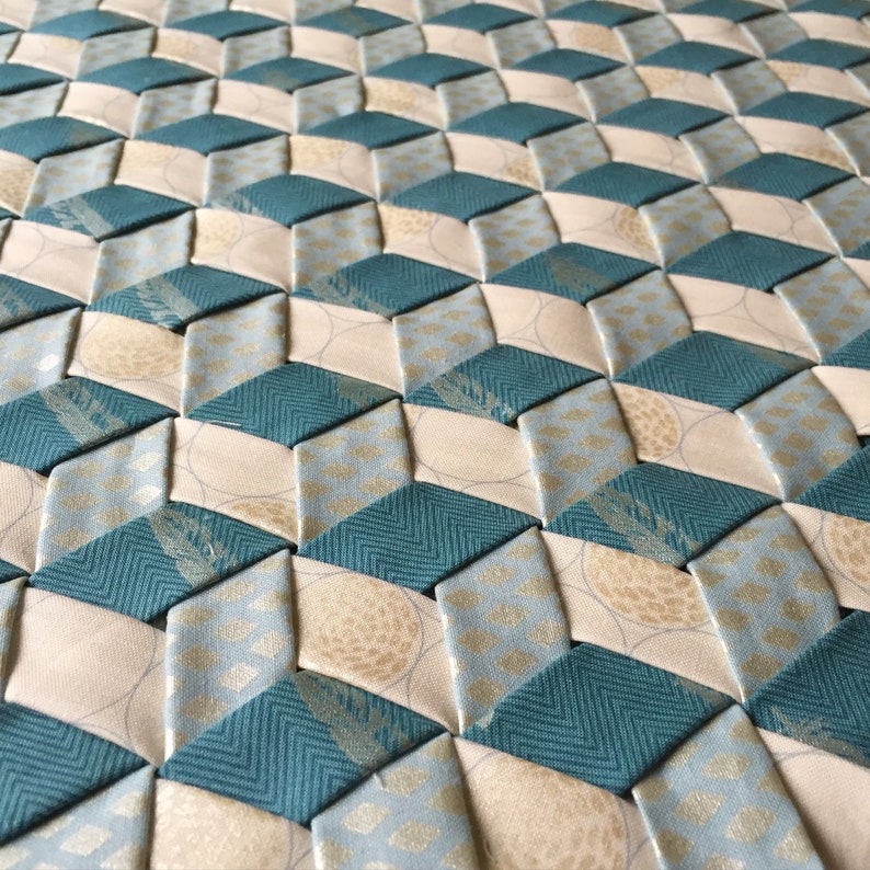 Tumbling Blocks Weave Pattern by Mister Domestic - Etsy