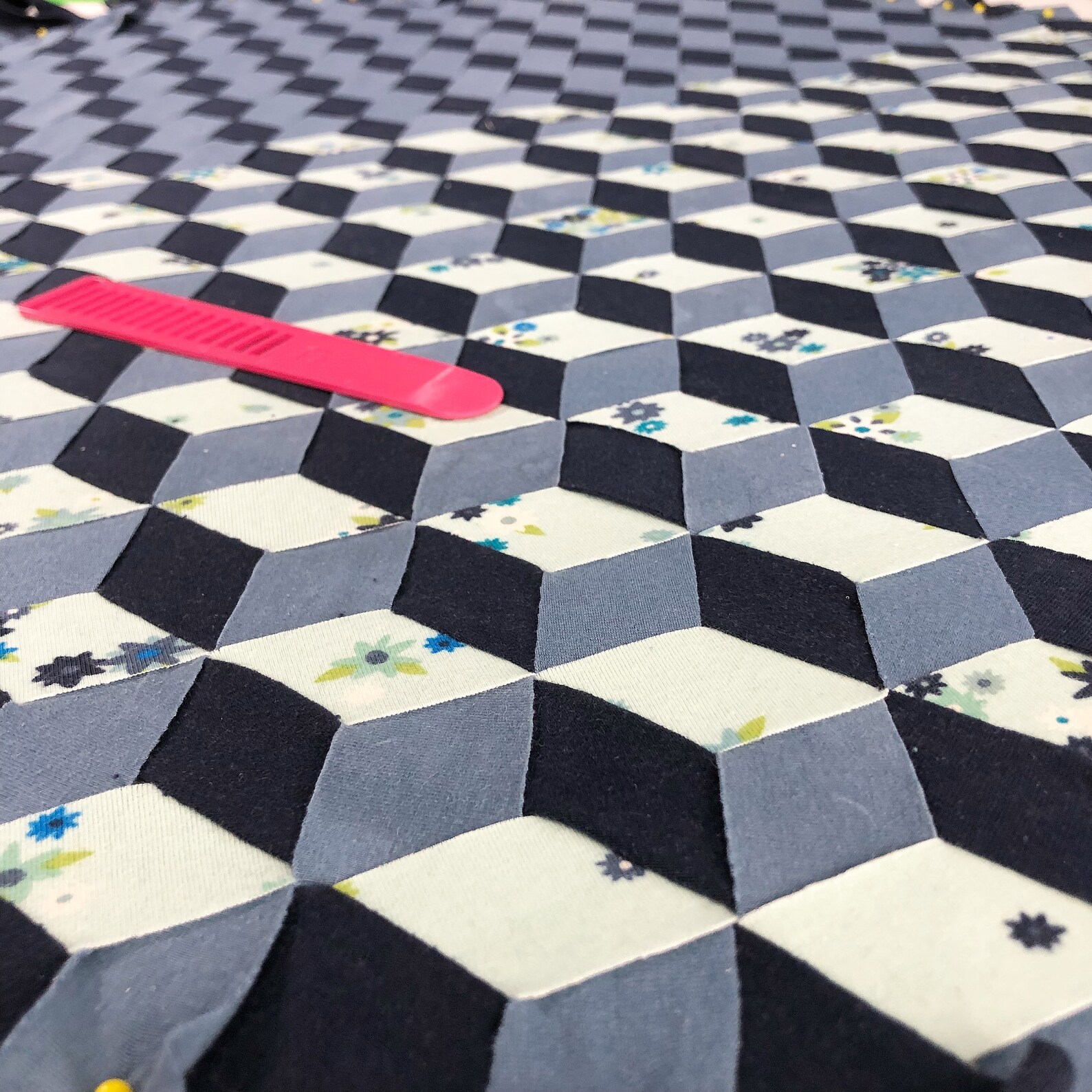 Tumbling Blocks Weave Pattern by Mister Domestic - Etsy