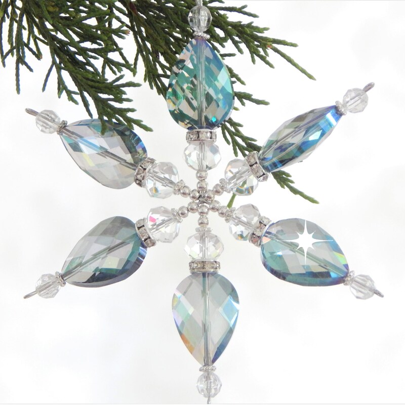 Aqua Ornaments - Etsy