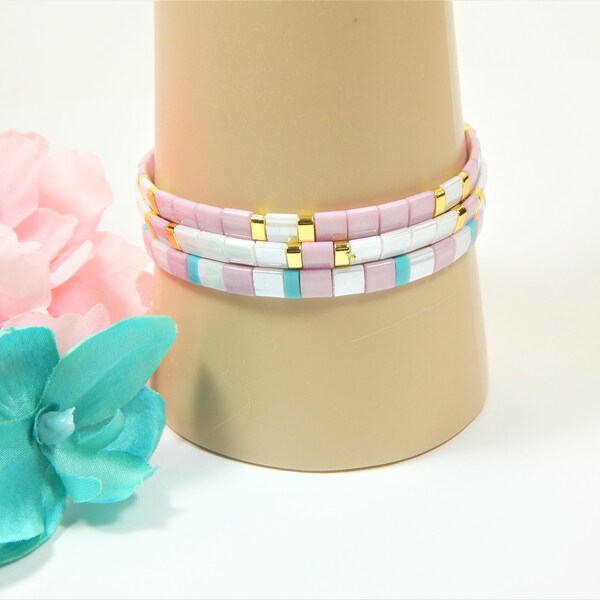 Square Tile Bracelet - Etsy