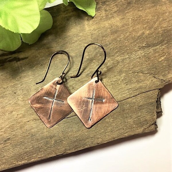Copper Cross - Etsy