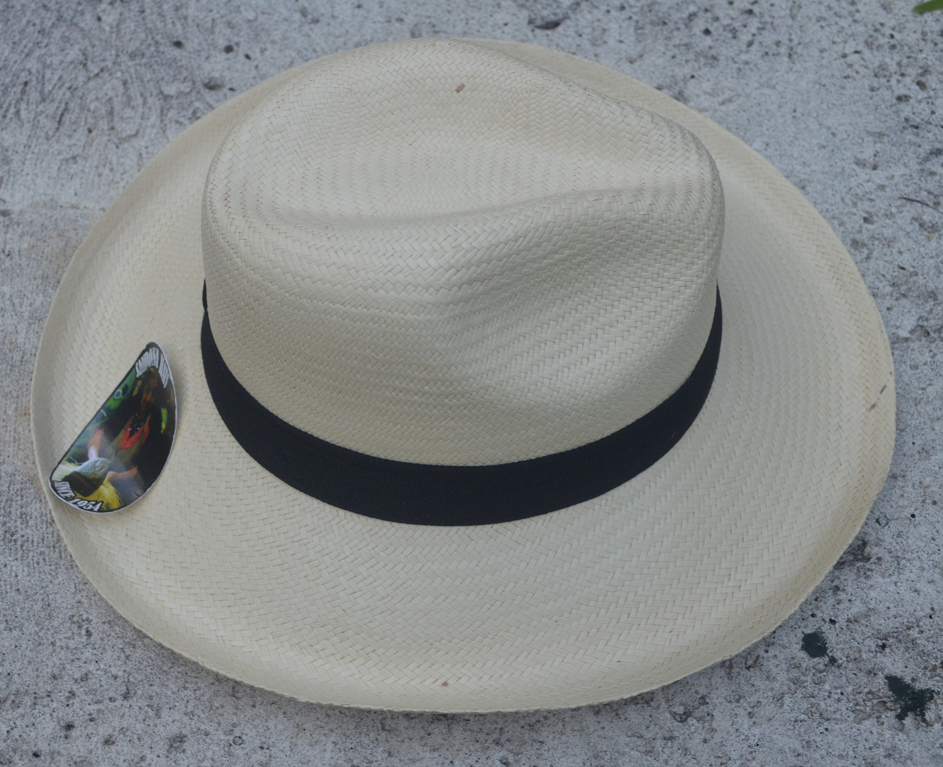 Panama Fedora Hat Sandona Authentic Fine Straw Hand Woven Iraca Palm ...