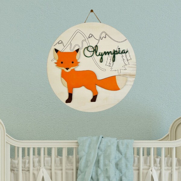 Fox Nursery Decor - Etsy