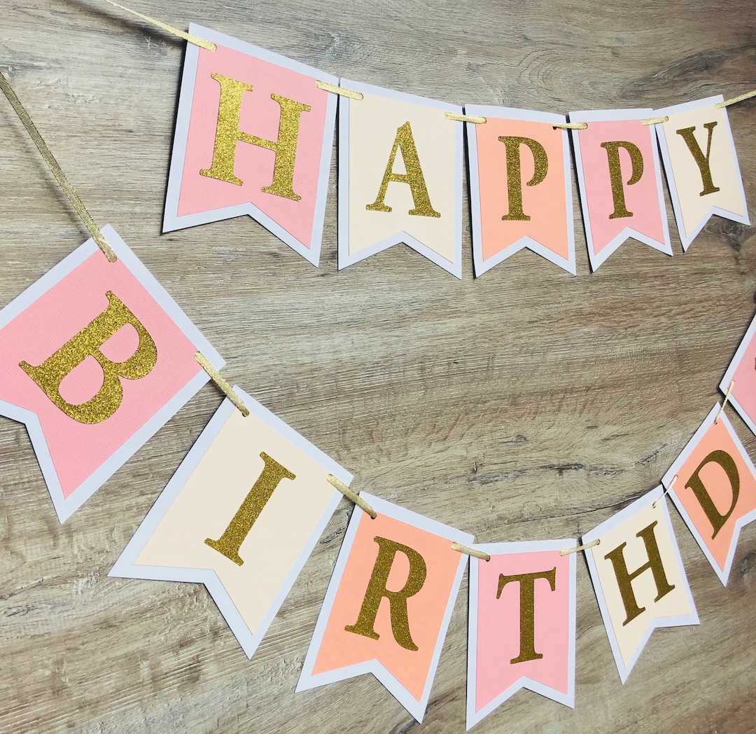 Peachy Birthday Banner, Peachy ONE Birthday Decor - Etsy
