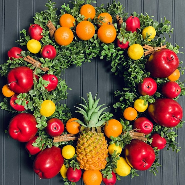 Fruit Wreath - Etsy