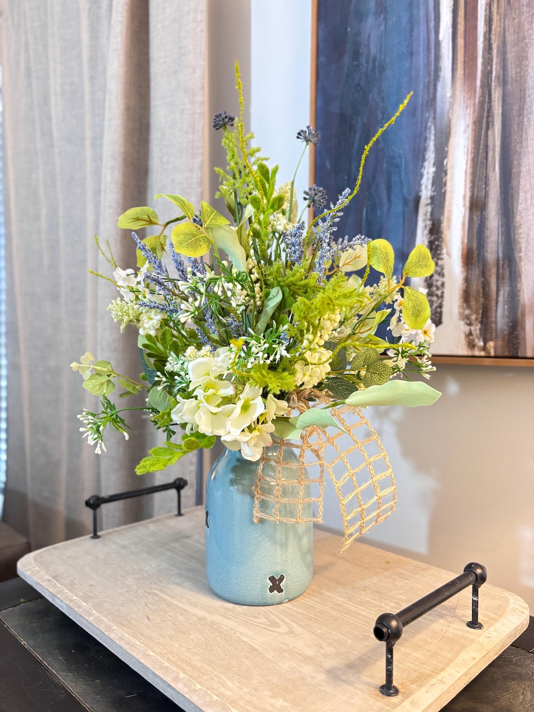 Coastal Flower Arrangement, Spring and Summer Flowers, Coastal White ...