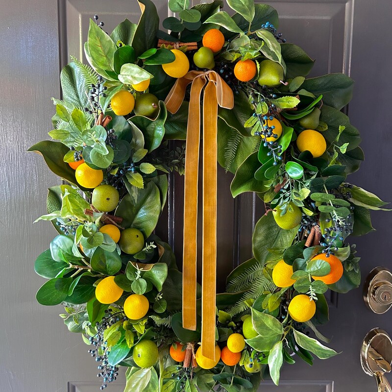 Fruit Wreath - Etsy