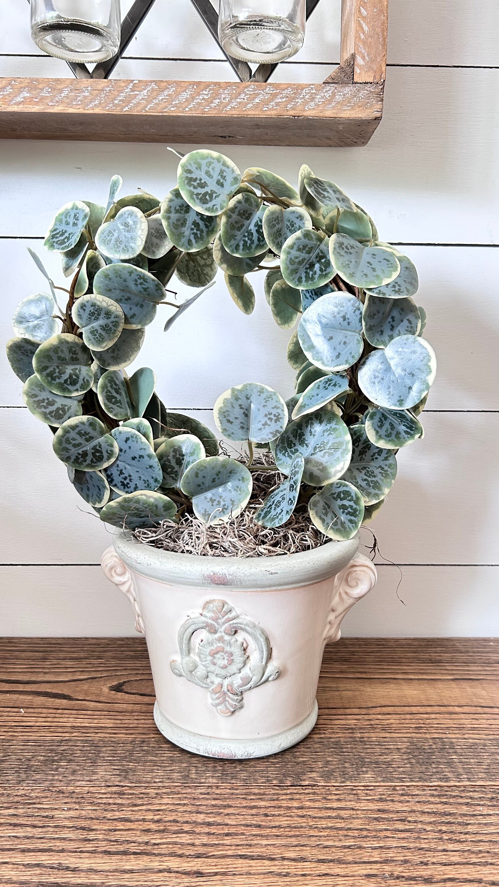 Greenery Topiary, Tabletop Topiary, Greenery Centerpiece, French ...