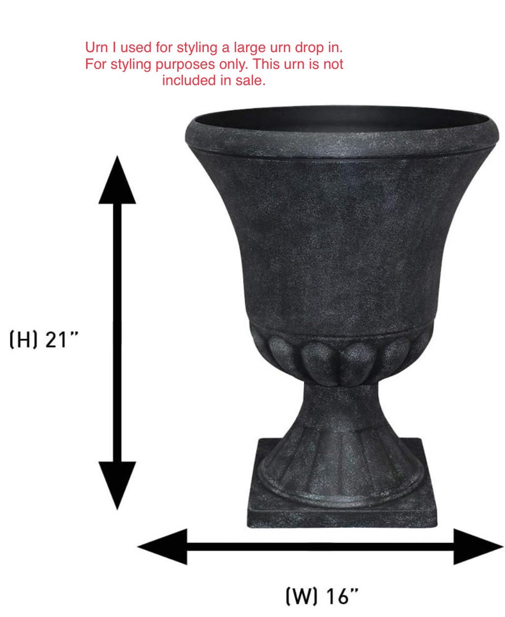 Artificial Greenery Urn Filler: Faux Palm & Fern Arrangement - Etsy