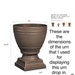 Faux Plant Urn Filler, Spring and Summer Front Porch Urn Drop in ...