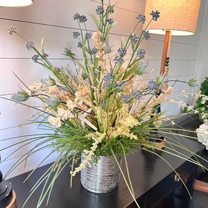 Coastal Centerpiece for Table, Nautical Flower Centerpiece, Coastal ...