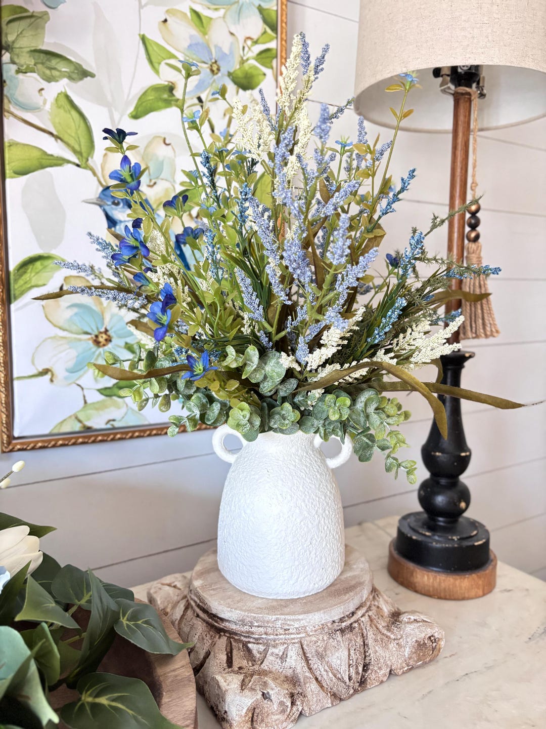 Coastal Centerpiece for Table, Nautical Flower Centerpiece, Coastal ...