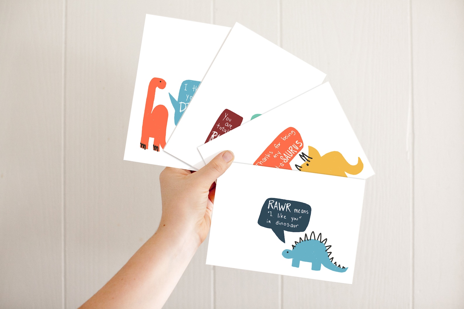 Dinosaur Pun Card Set - 5x7 Printable Card - DIY Greeting Card Friend ...