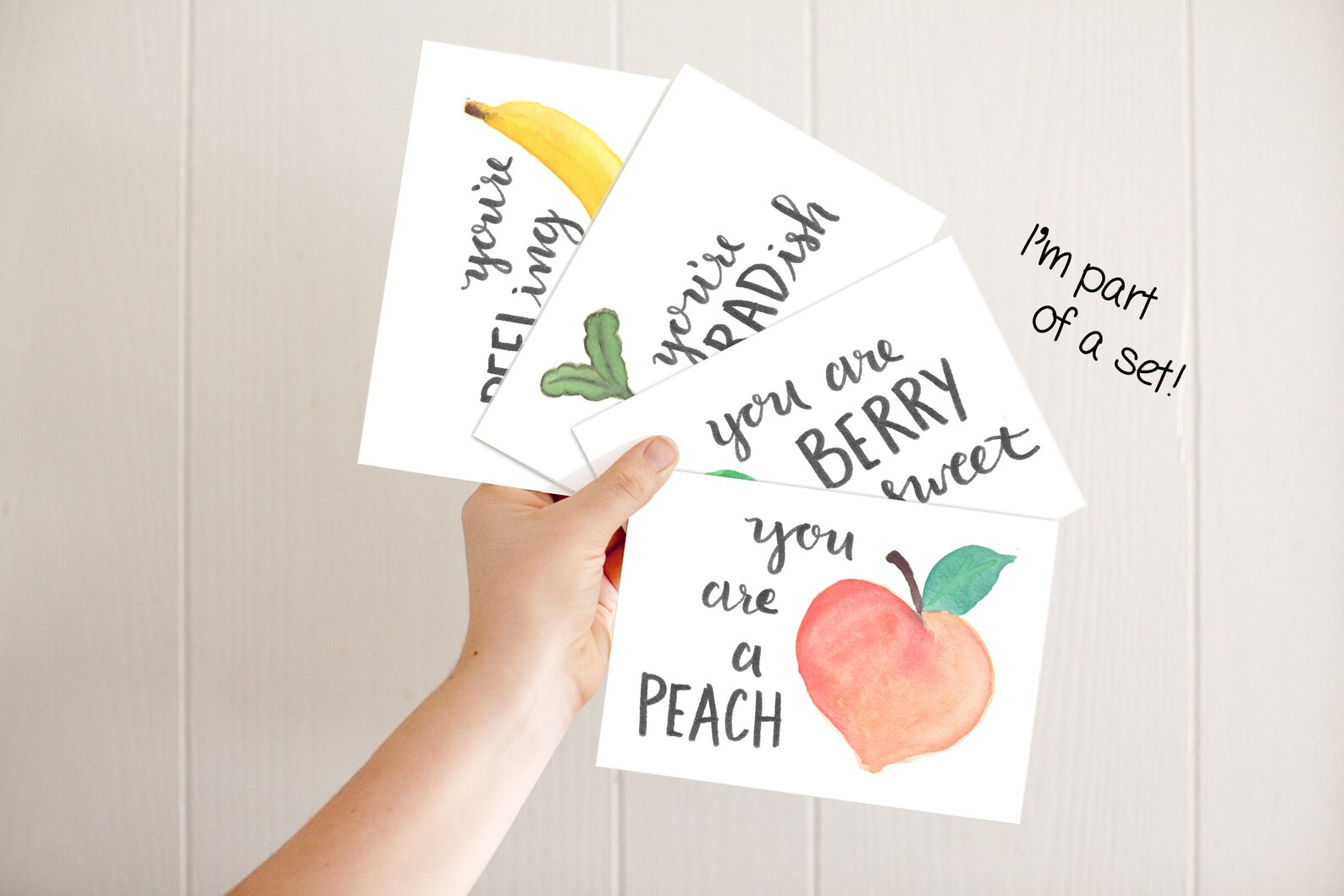 You Are a Peach - 5x7 Printable Card - DIY Greeting Card Romantic Card ...